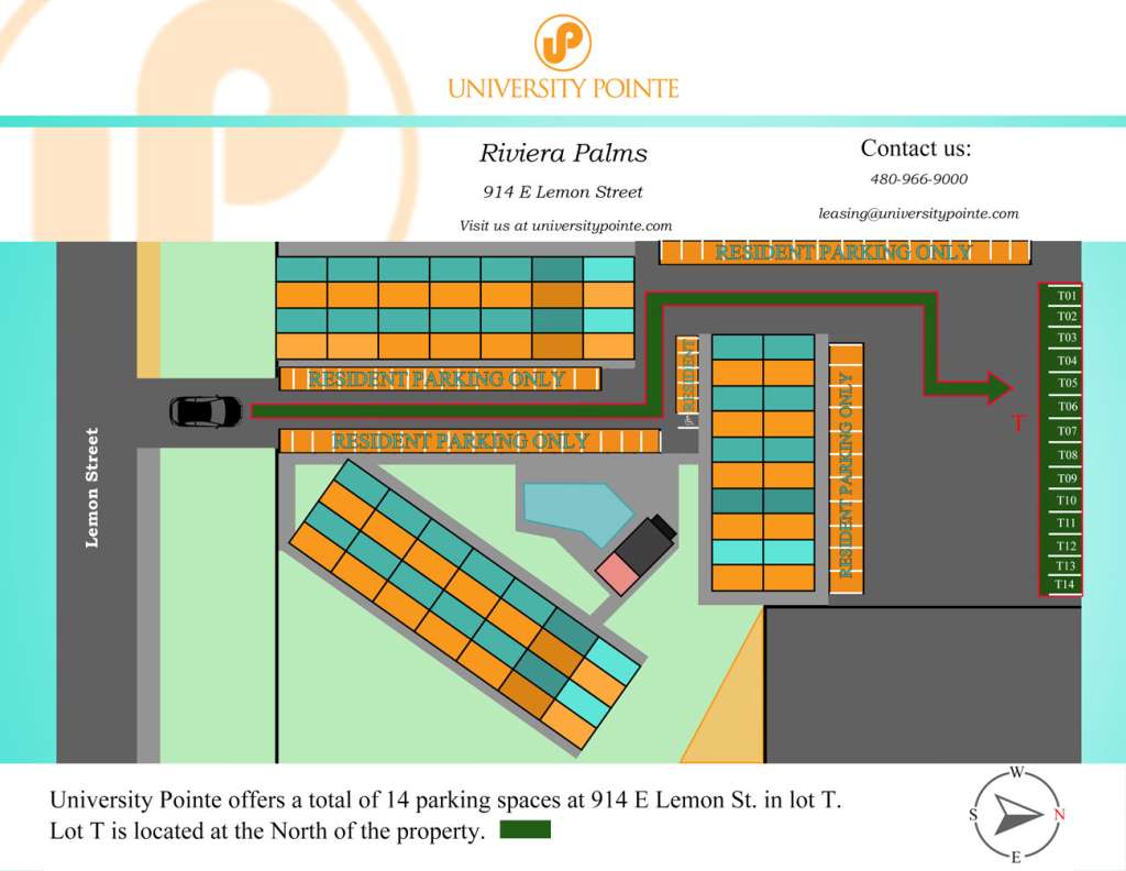 Parking Locations | University Pointe Parking