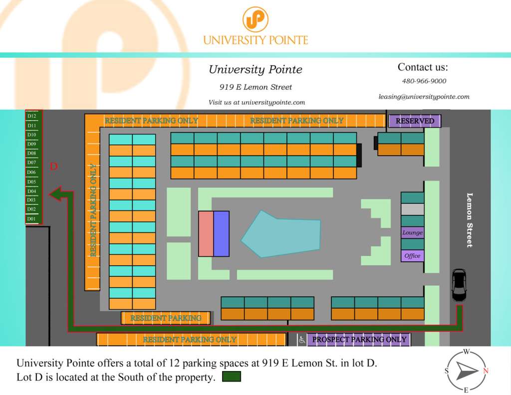Parking Locations | University Pointe Parking